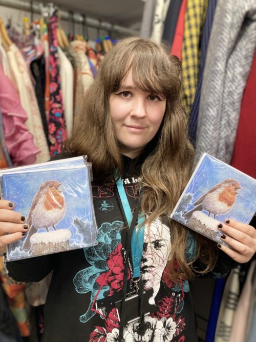 Anna gets creative with charity Christmas card - Severn Hospice